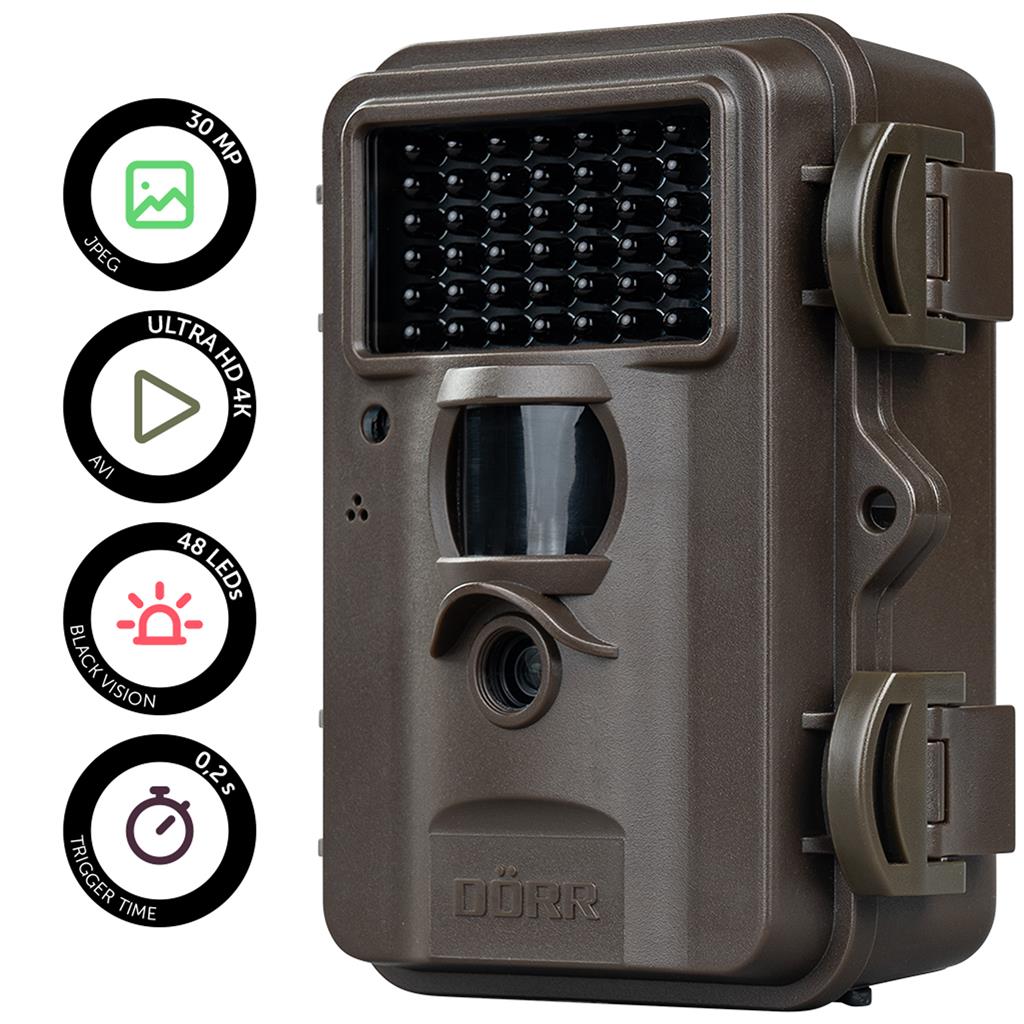 Surveillance camera Snapshot Mini Black 30MP 4K | DÖRR – Dörr GmbH